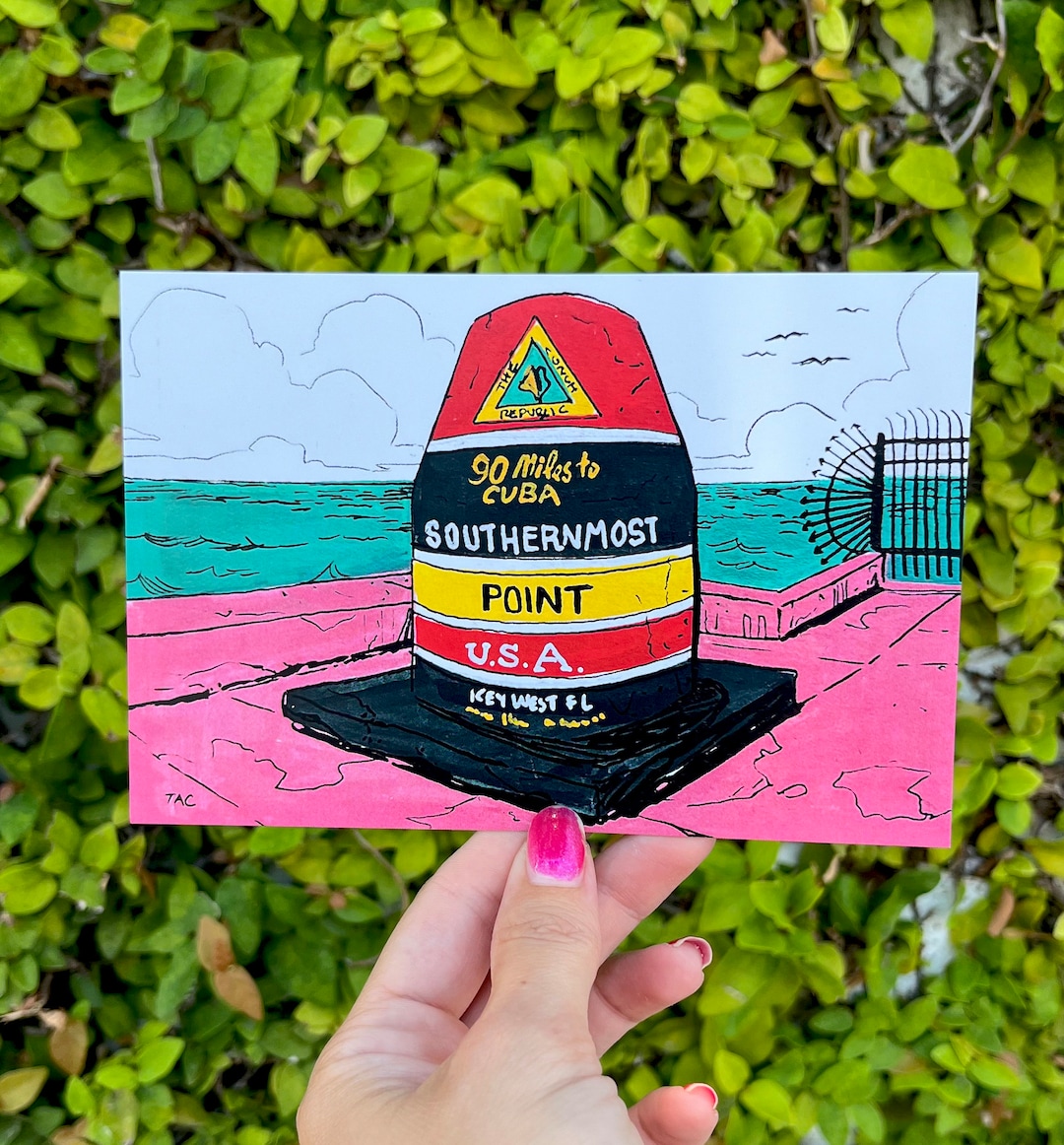 Key West Florida Keys Postcard | FL Keys Key West Travel Vacation ...