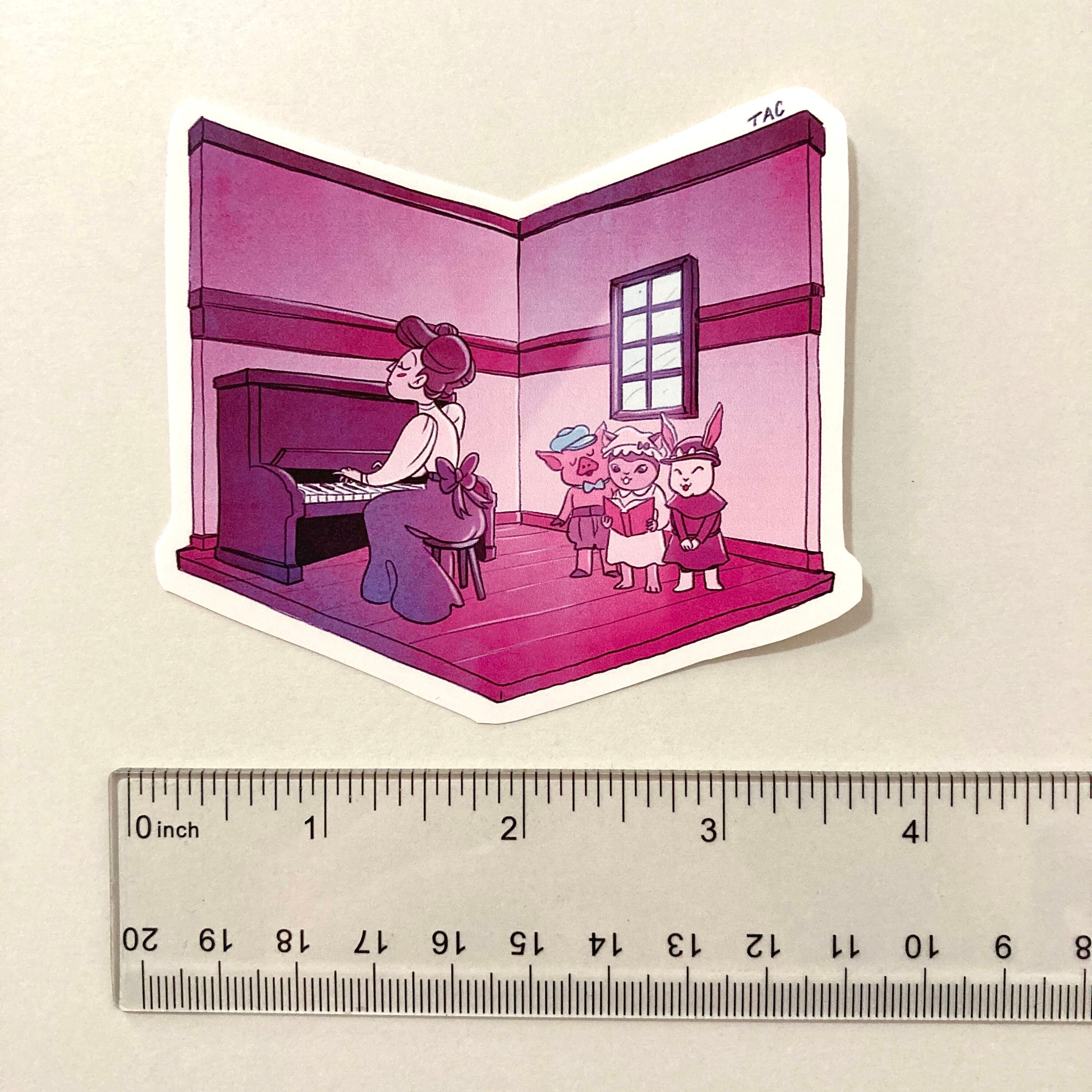 Miss Langtree Over the Garden Wall Sticker - Etsy Australia