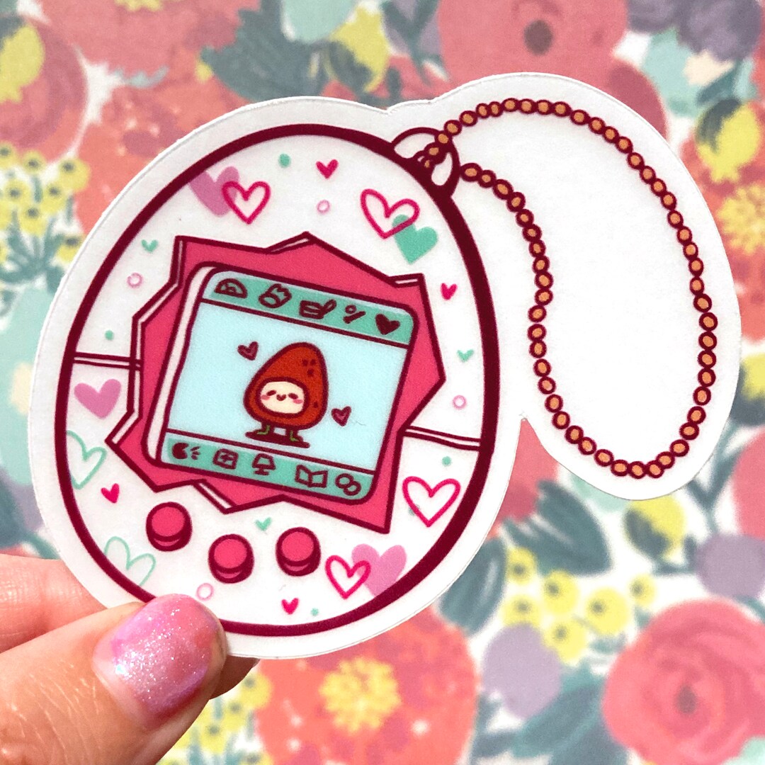 Cute Transparent Vinyl Ichigotchi Tamagotchi Waterproof Weatherproof ...