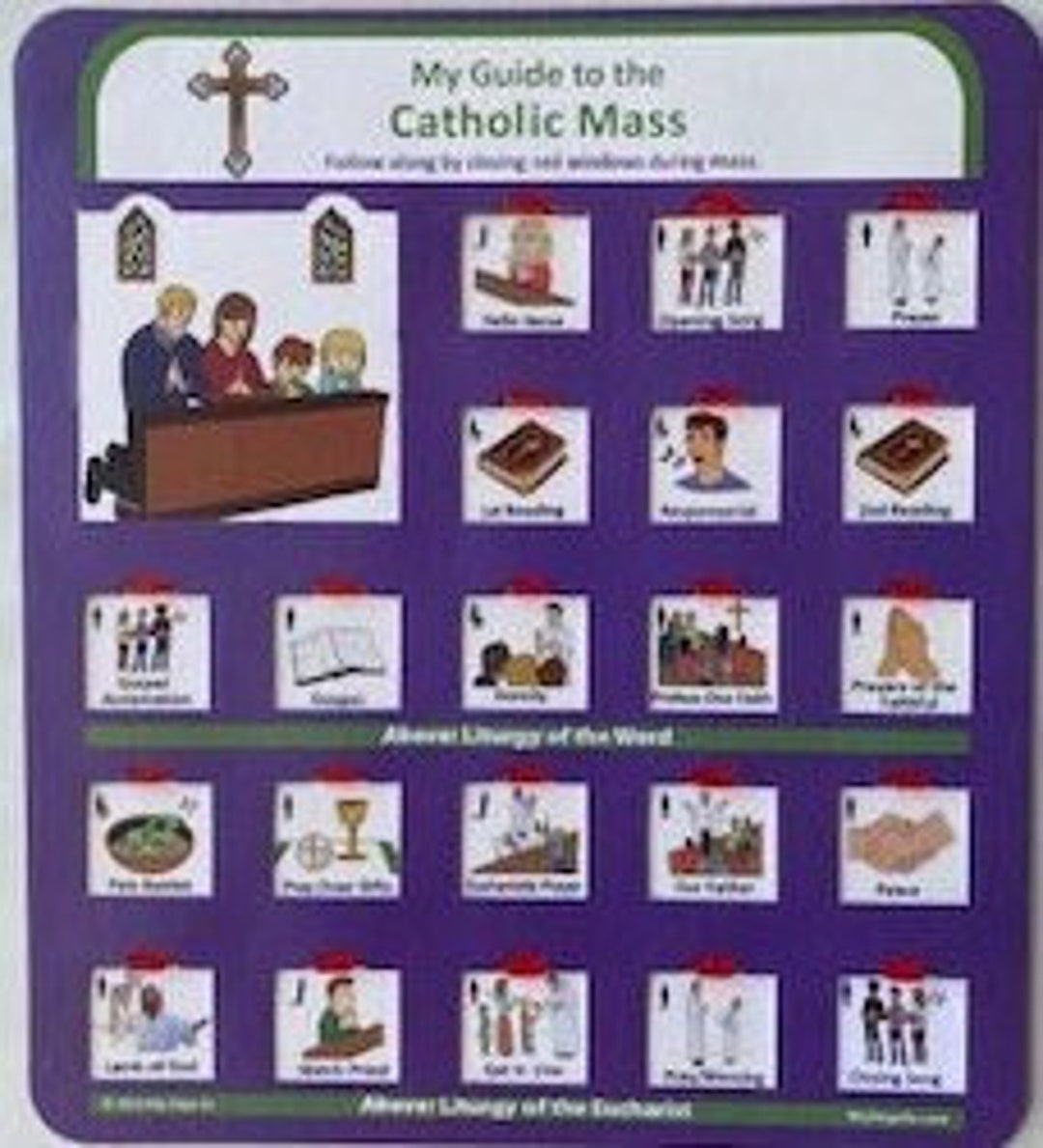 Hello Jesus Picture Mass Guide - Etsy