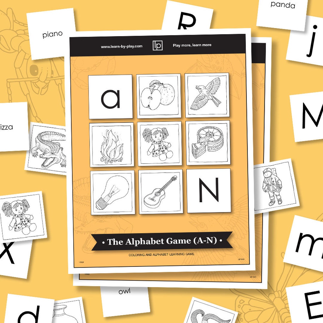 The Alphabet Game - Etsy
