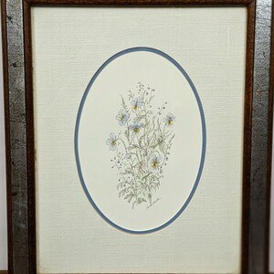 Original Susan Chaffee Watercolor & Pen Painting of Flowers w/ | Etsy