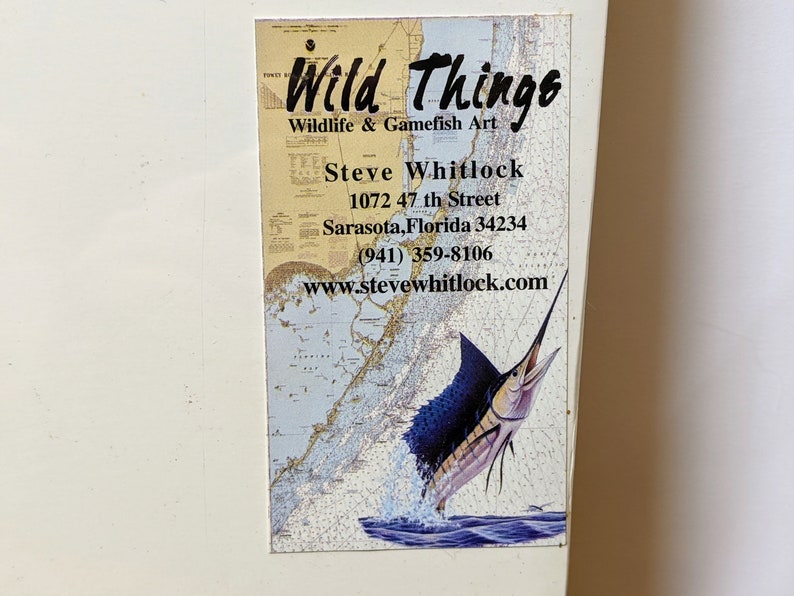 Steve Whitlock Signed Fishing Map crystal River to - Etsy