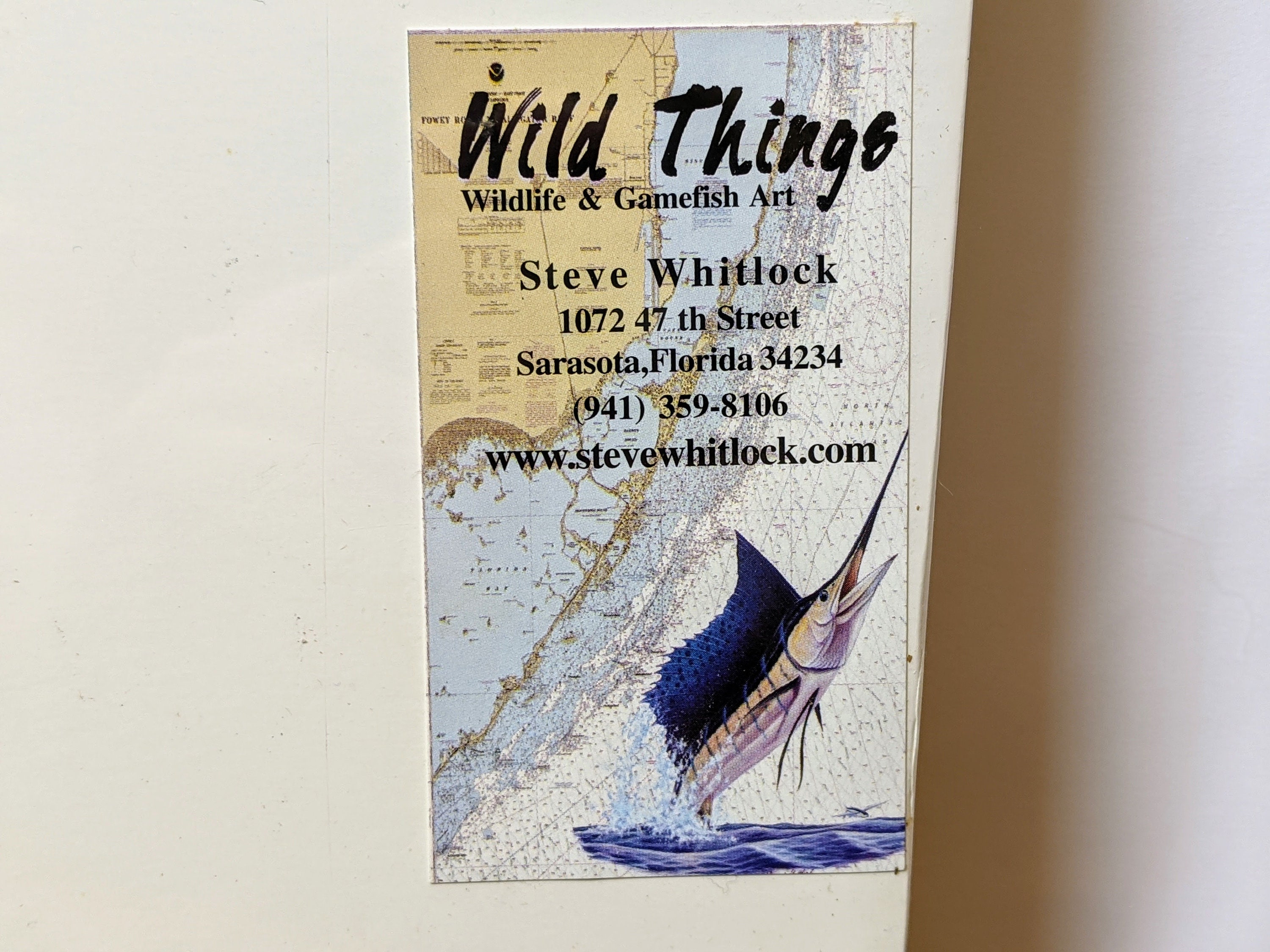 Steve Whitlock Signed Fishing Map crystal River to - Etsy