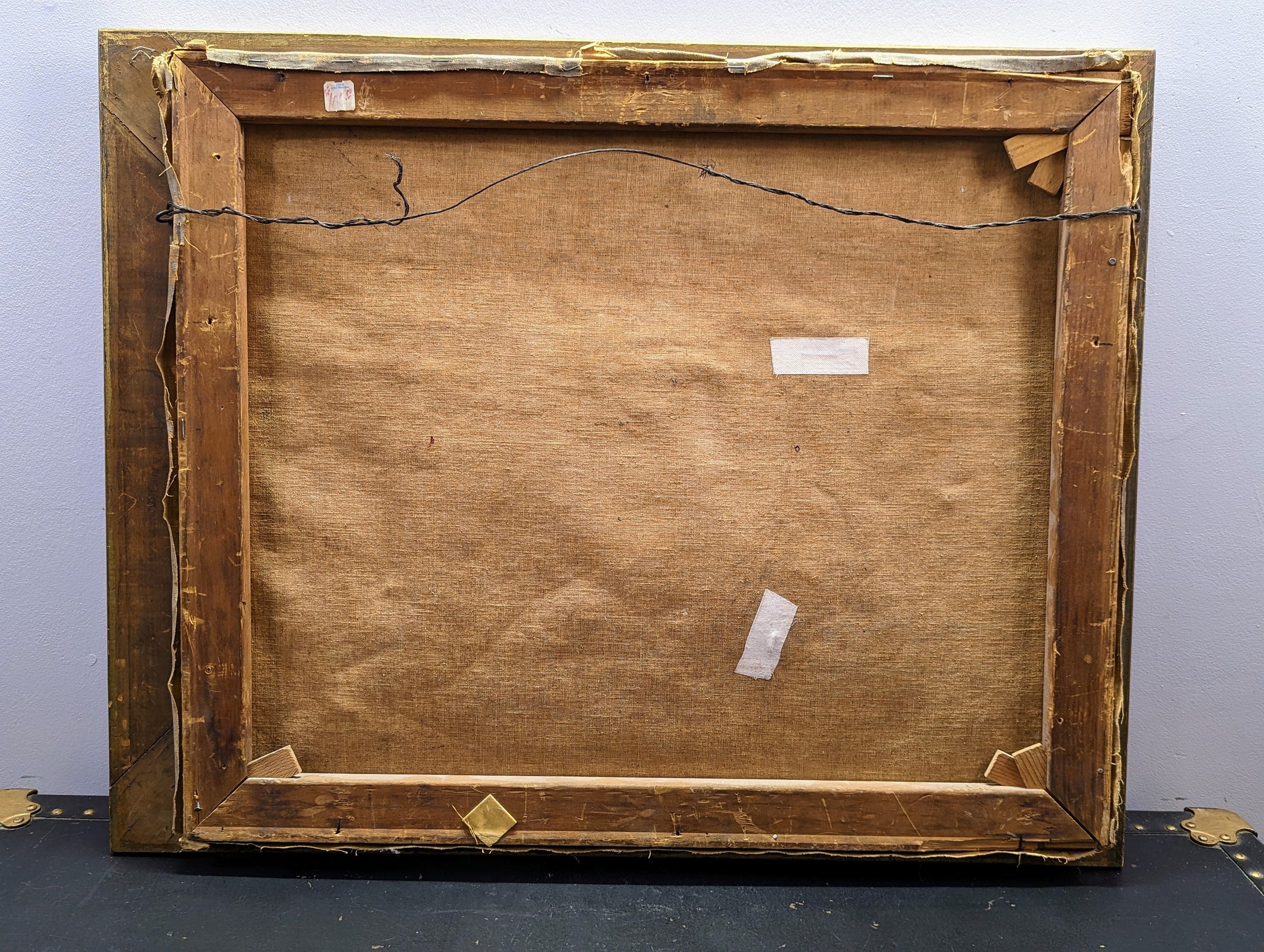 Mid Century Italian Oil Painting of a Waterway in Wooden Frame - Etsy