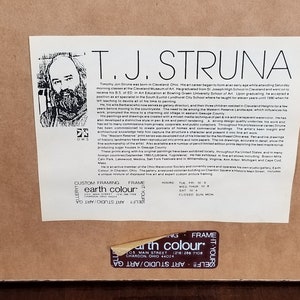 Timothy Jon Struna Original Pen Ink Drawing of a House in the Woods ...