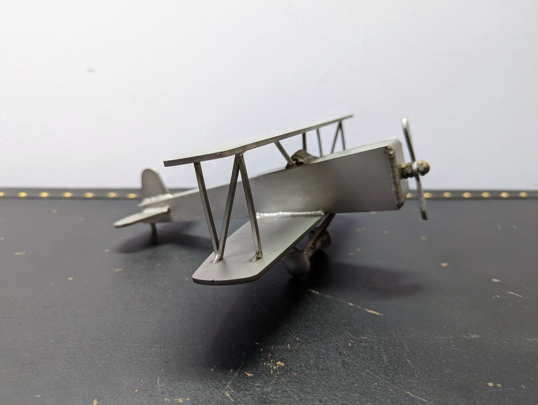 Lincoln Electric Welded Metal Airplane Biplane - Etsy