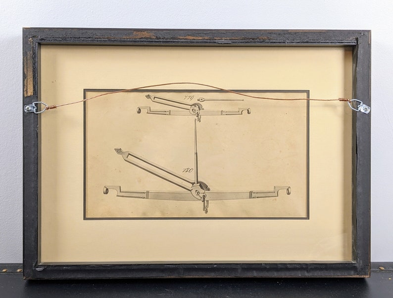 Antique Scientific Technical Drawing of Scales 2 Sided - Etsy
