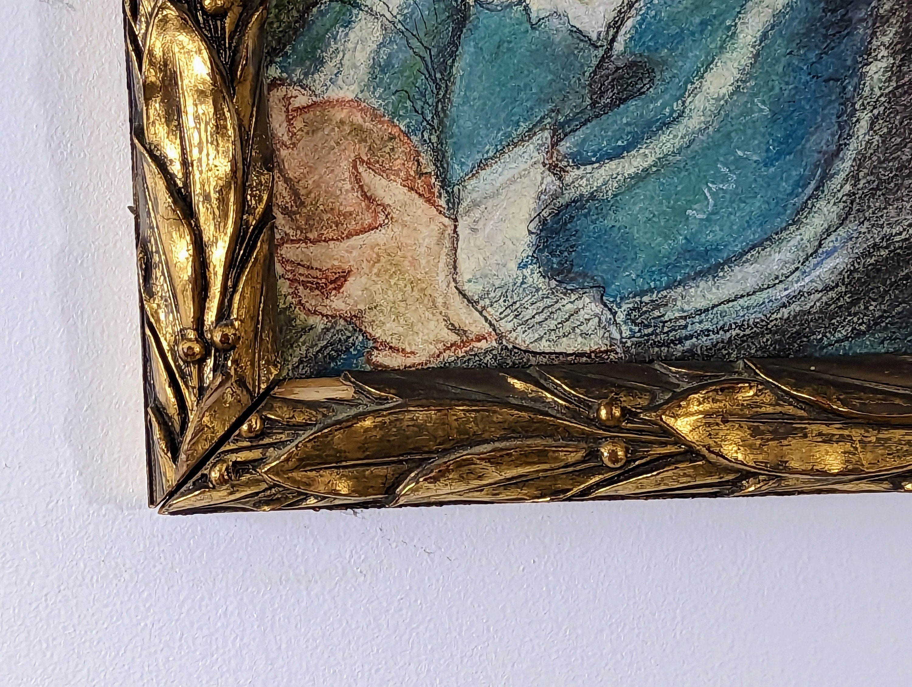 1922 Pastel Baby Stuart Portrait After Painting by Anthony Van Dyck ...