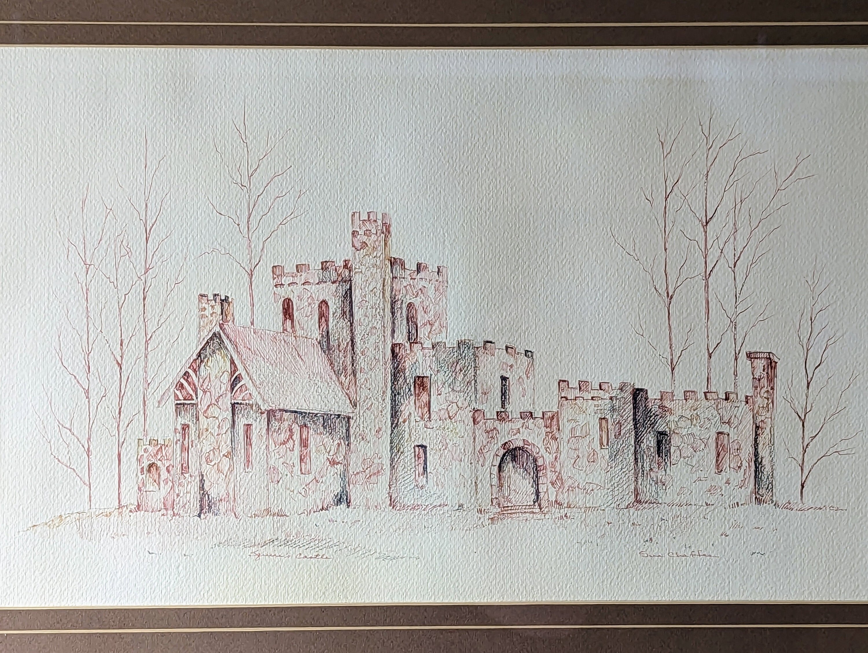 Sue Chaffee Original Drawing of Squire's Castle in NE Ohio - Etsy
