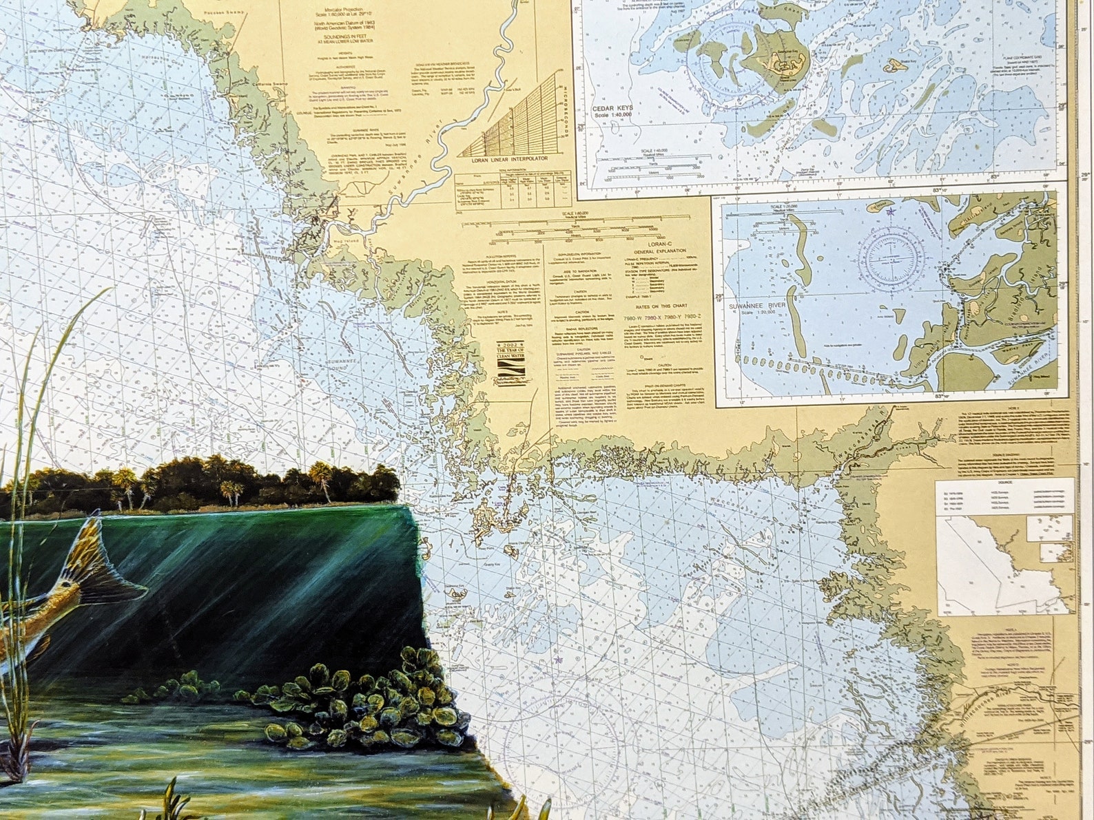 Steve Whitlock Signed Fishing Map crystal River to - Etsy