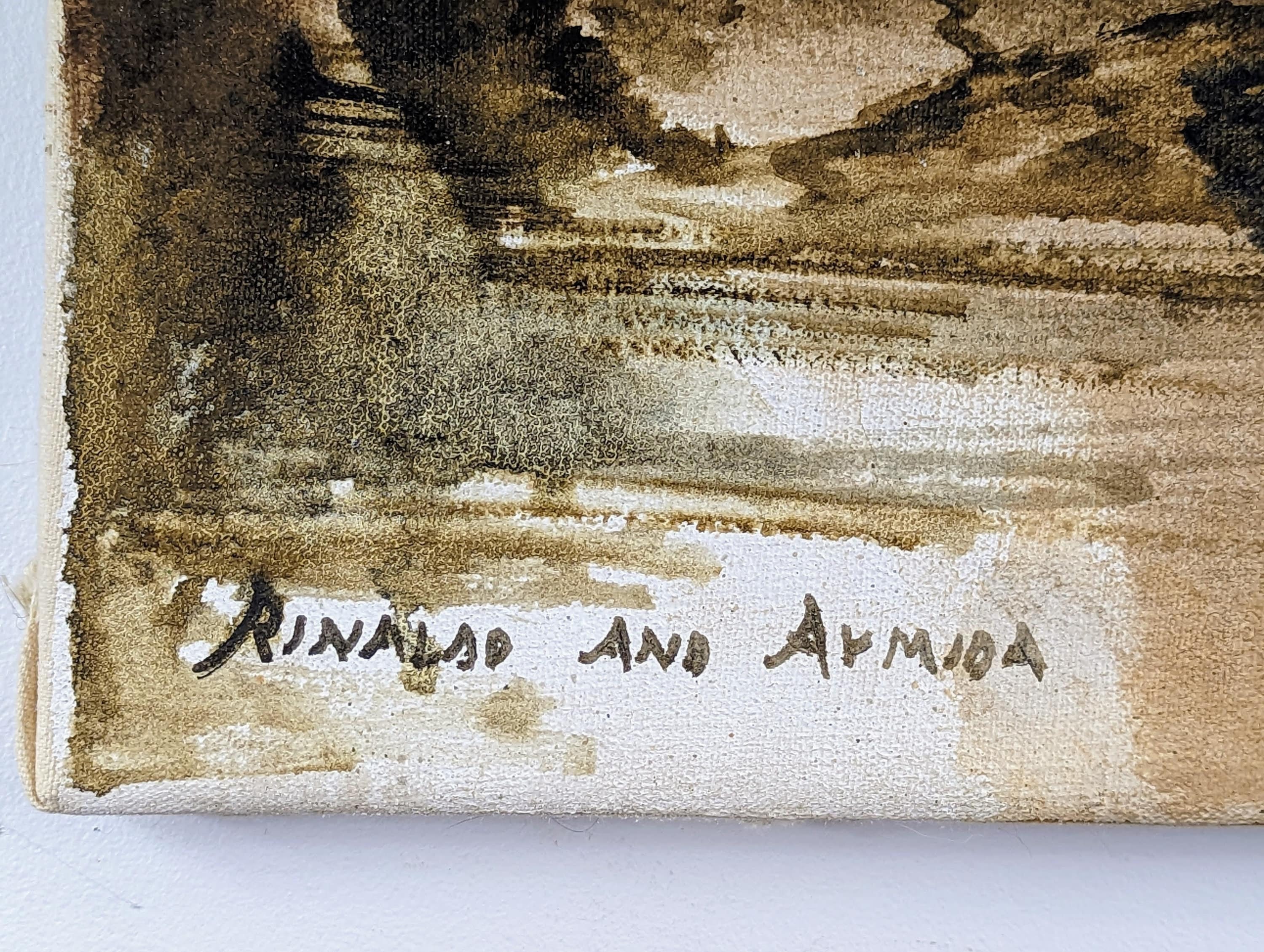 Norma Driscoll Original Oil Painting Rinaldo & Armioa - Monotone ...