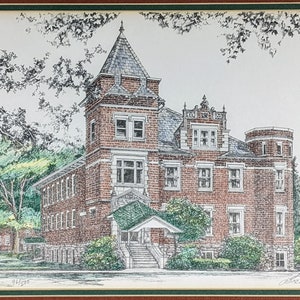 Joyce Kelly Perowicz "old Union" Limited Edition Hand Colored Framed ...