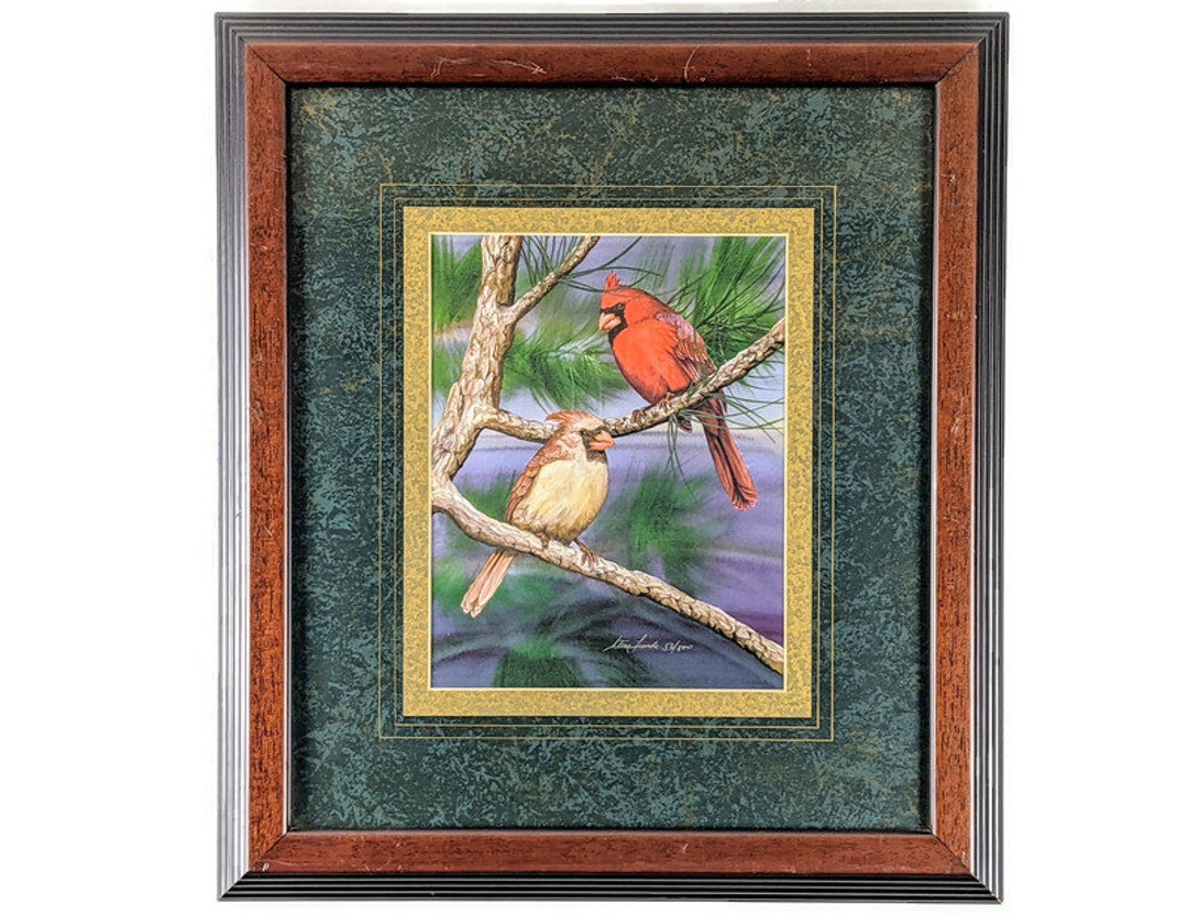 Steve Leonardi Limited Edition Framed Lithograph of Cardinals #53/500 ...
