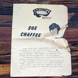 Original Susan Chaffee Watercolor & Pen Painting of Flowers W/ COA - Etsy