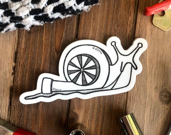 Turbo Snail Decal - Etsy