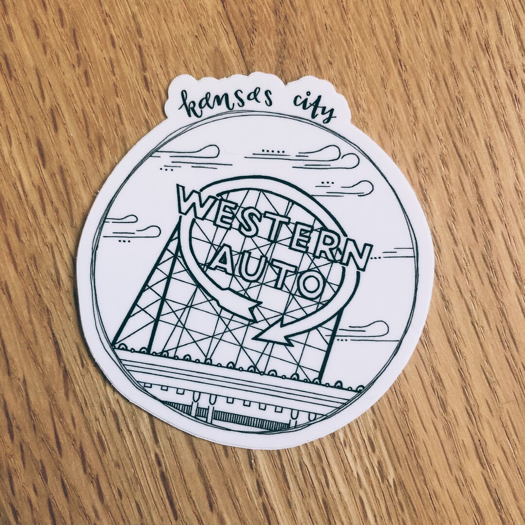 Kansas City Stickers / Vinyl Sticker / Laptop Sticker / Small Gift ...