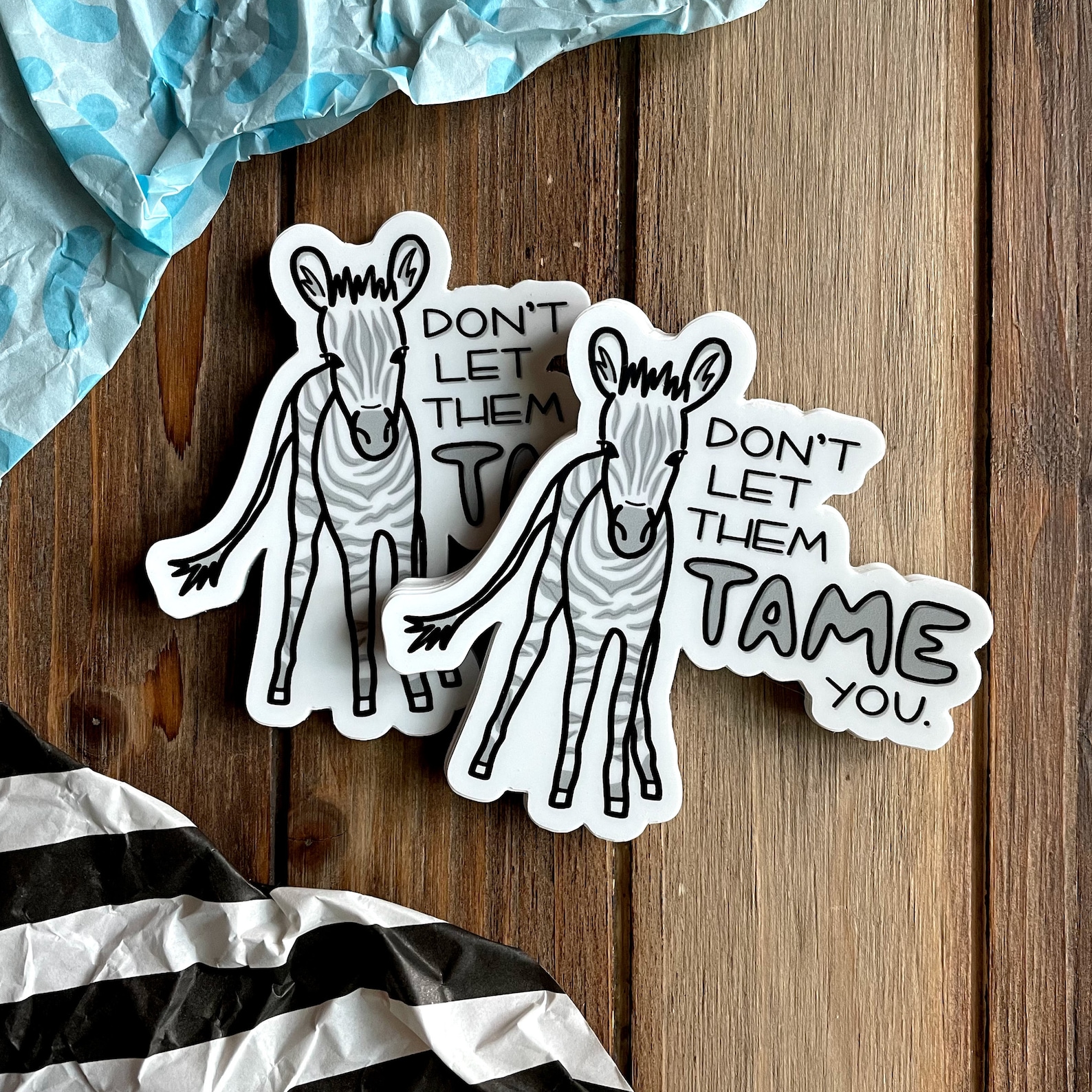 Don't Let Them Tame You / Zebra / Zebra Foal / Vinyl | Etsy
