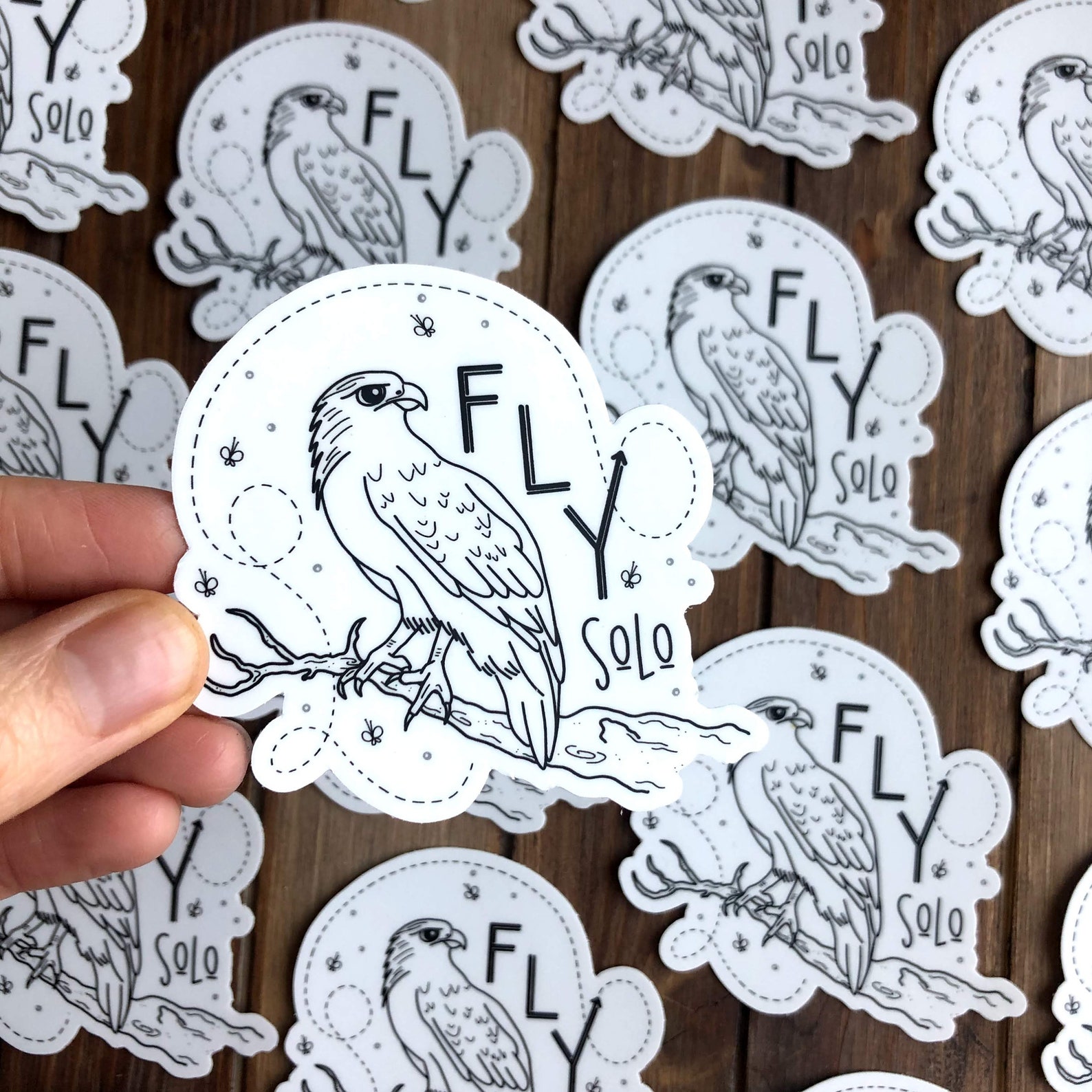 Fly Solo / Vinyl Sticker / Inspirational Quote / Laptop - Etsy