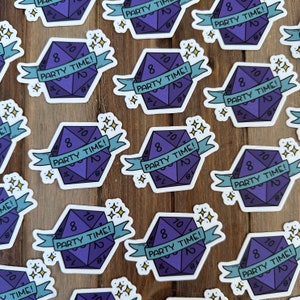 D20 Sticker / D20 Dice Sticker / Dungeons and Dragons Sticker / D&D ...
