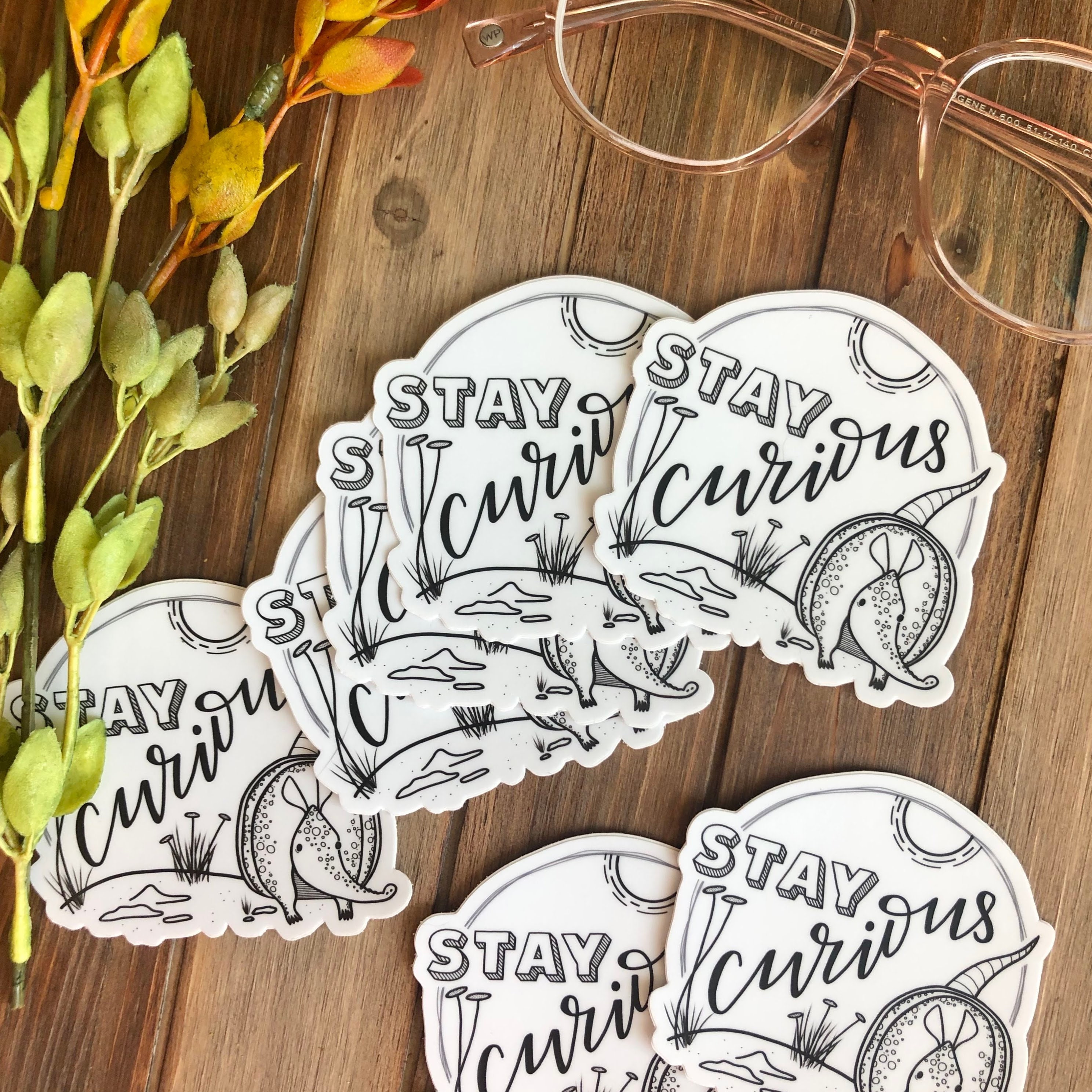 Stay Curious / Vinyl Sticker / Inspirational Quote / Laptop | Etsy