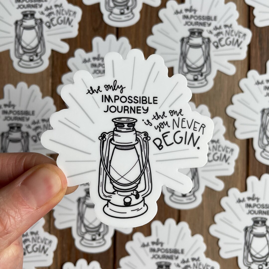 Lantern Vinyl Sticker: Inspirational Quote Decal - Etsy