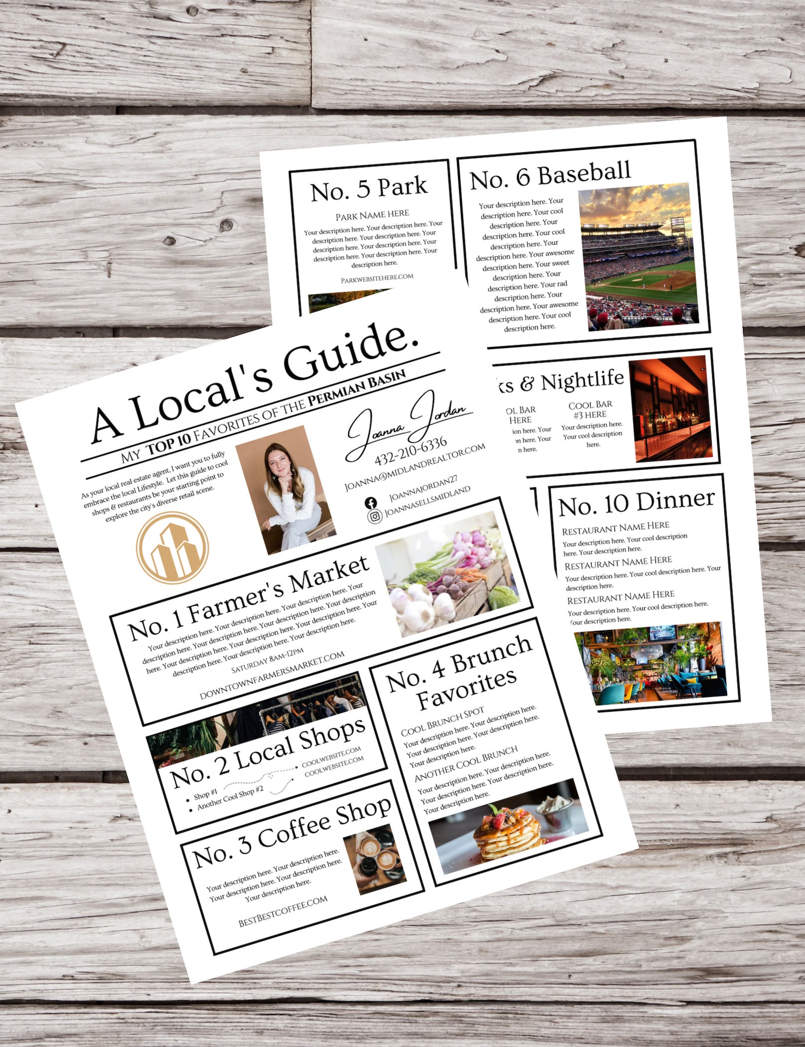 Real Estate Local Guide Template, Welcome Guide, City Guide Flyer ...