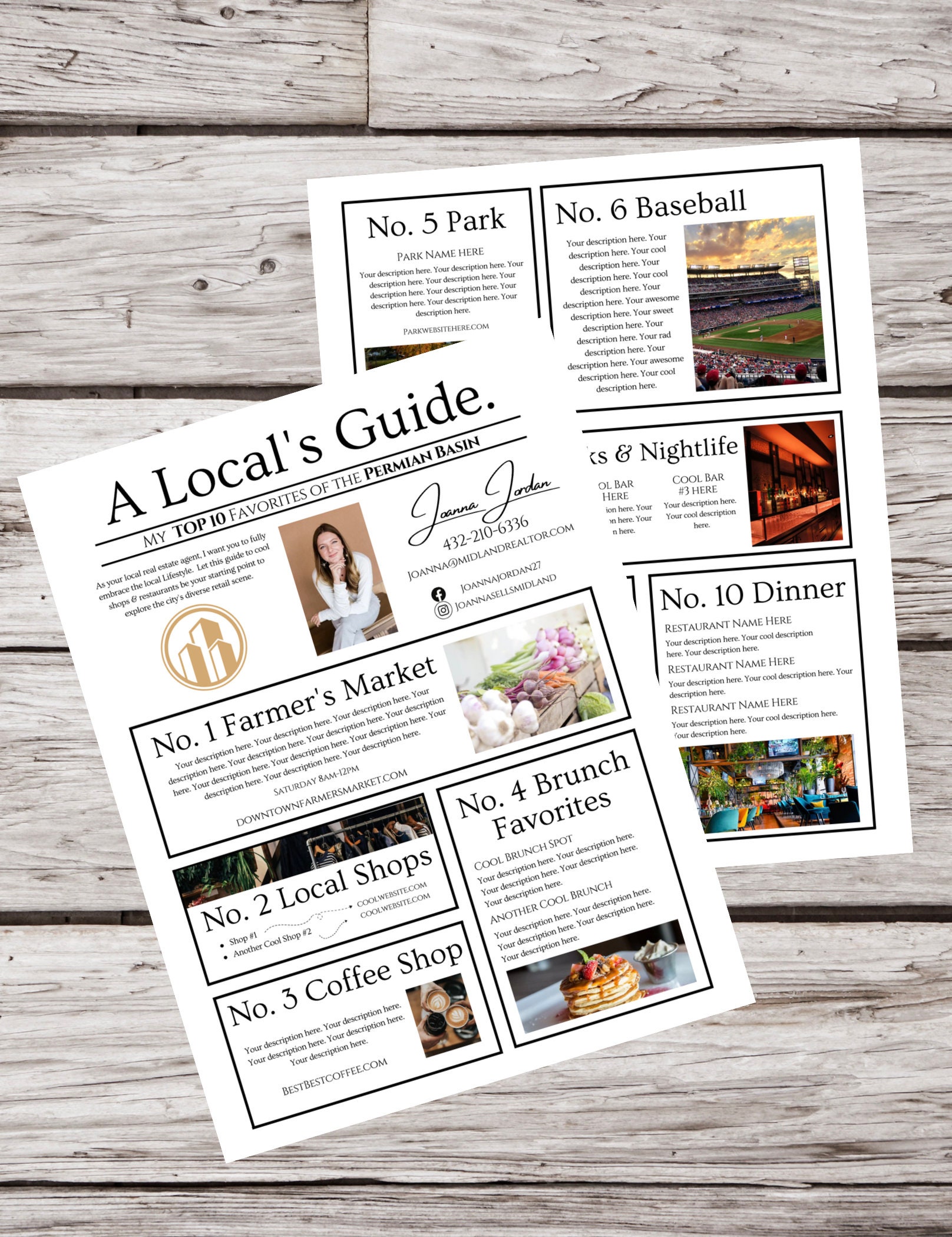 Real Estate Local Guide Template, Welcome Guide, City Guide Flyer ...