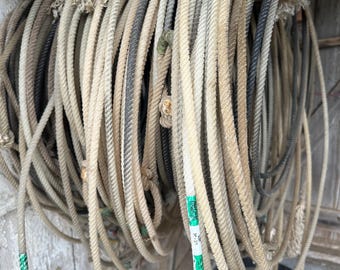 Lariat Cowboy Ropes -lasso-western-farmhouse Decor-rope for Crafts - Etsy