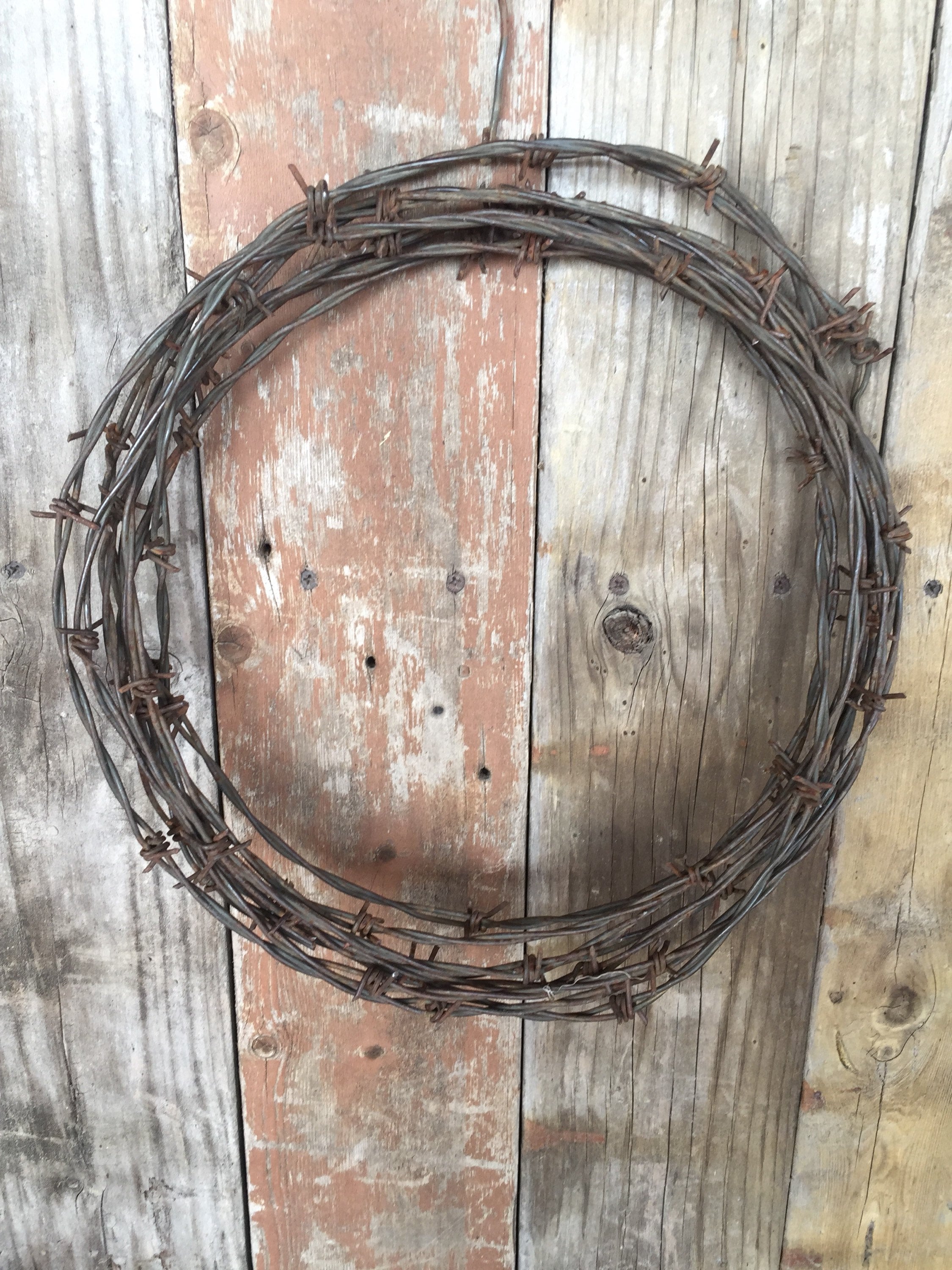 Barbed Wire Wreath - Etsy