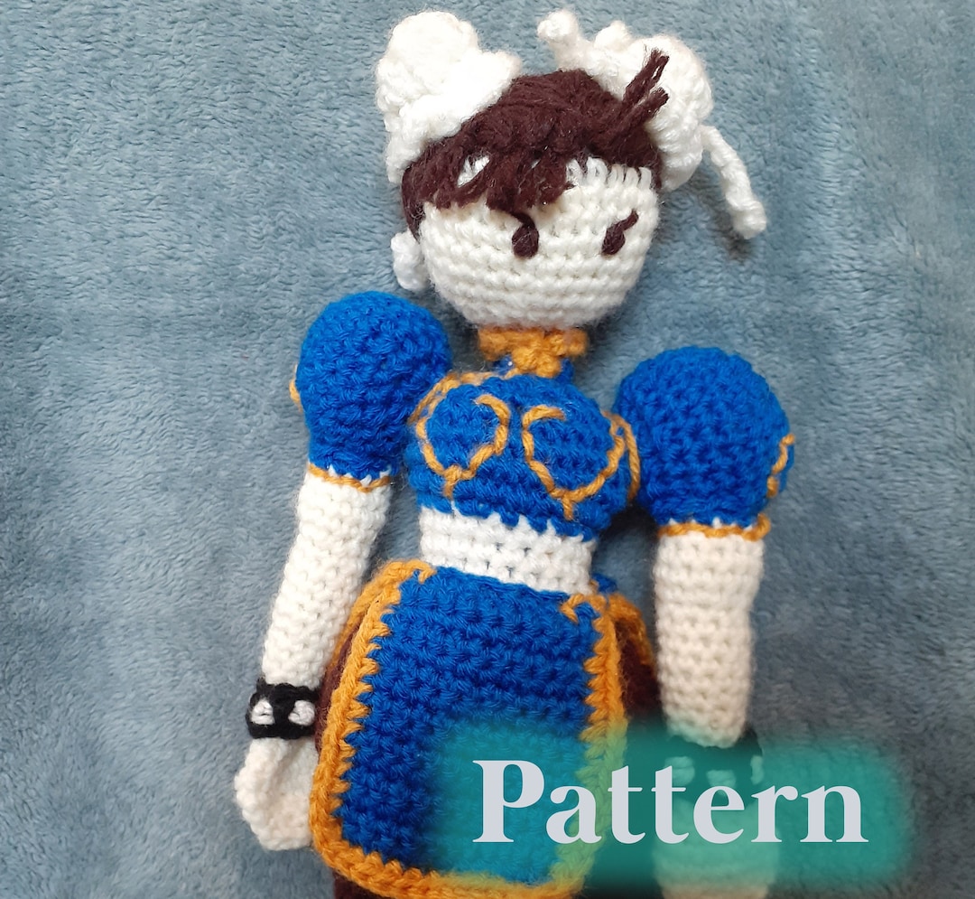 Crochet Chun Li Pattern - Etsy