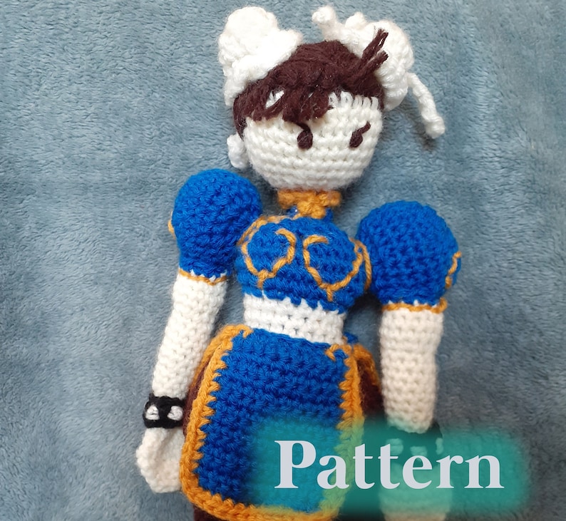 Crochet Chun Li Pattern - Etsy