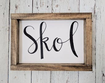 Skol sign | Etsy