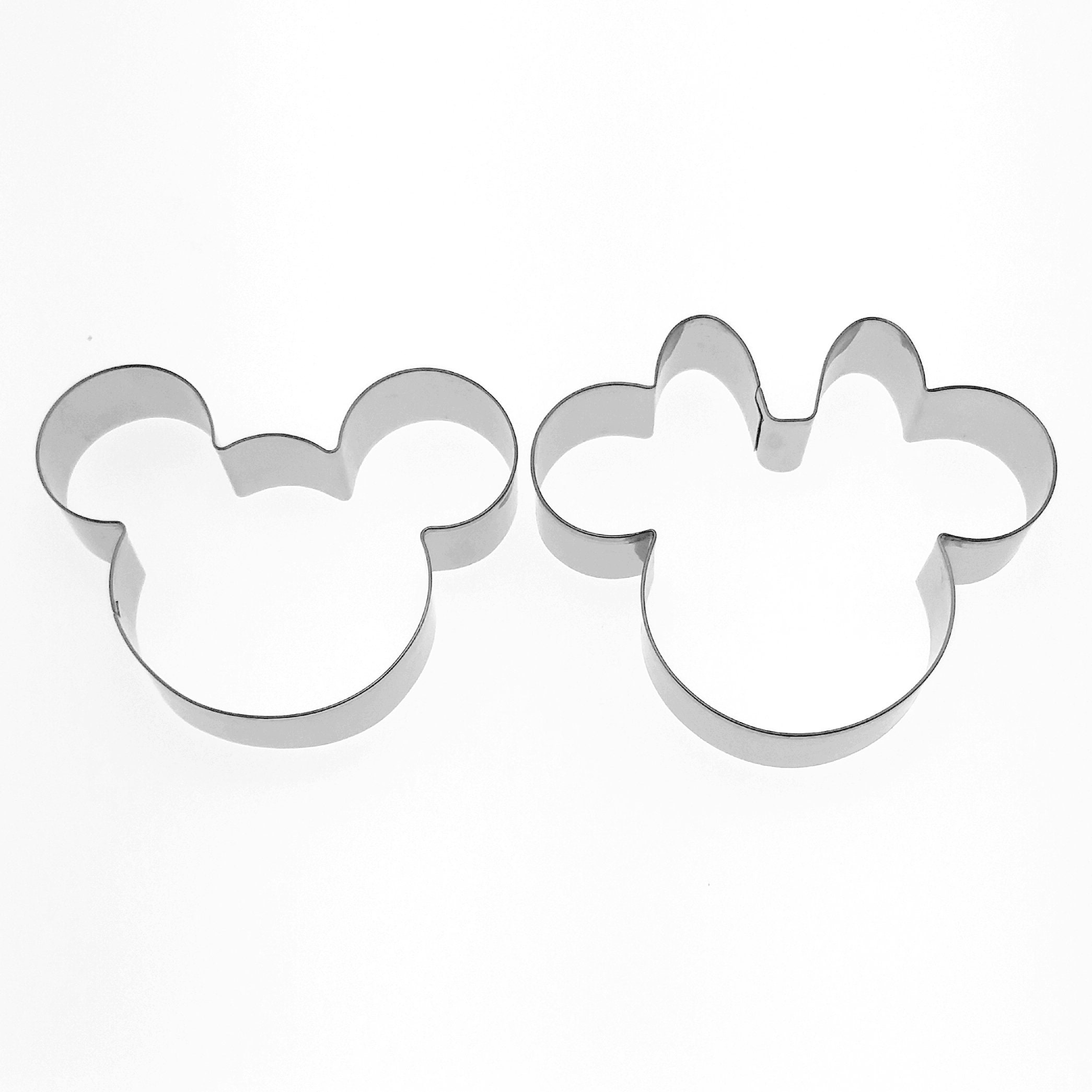 Mickey Minnie Mouse Cookie Cutter Set Fondant Biscuit Pastry Baking ...