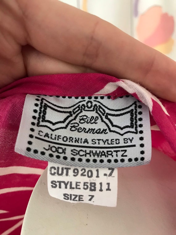 80s Malibu Bill Berman Jodi Schwartz Muumuu House Dre… - Gem