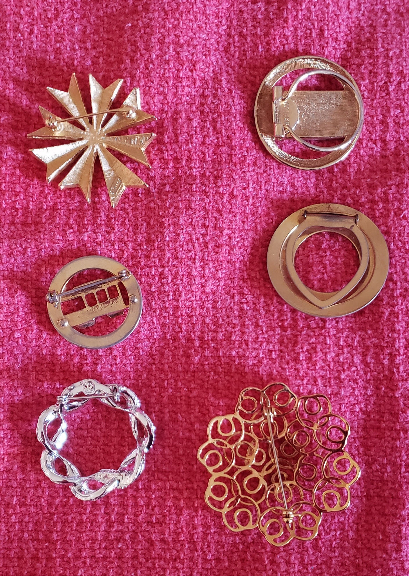 Assorted Broaches Pins Scarf Holders - Etsy