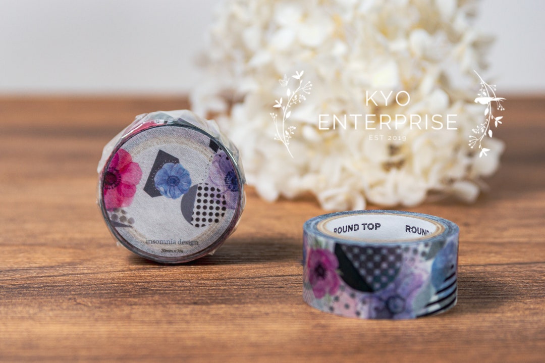 Round Top Insomnia Design Series Washi Tape Colorful - Etsy Österreich