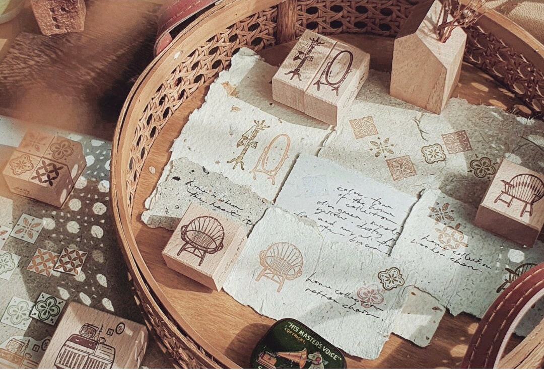 Nove.九 Celeste Rubber Stamp Collection - Etsy