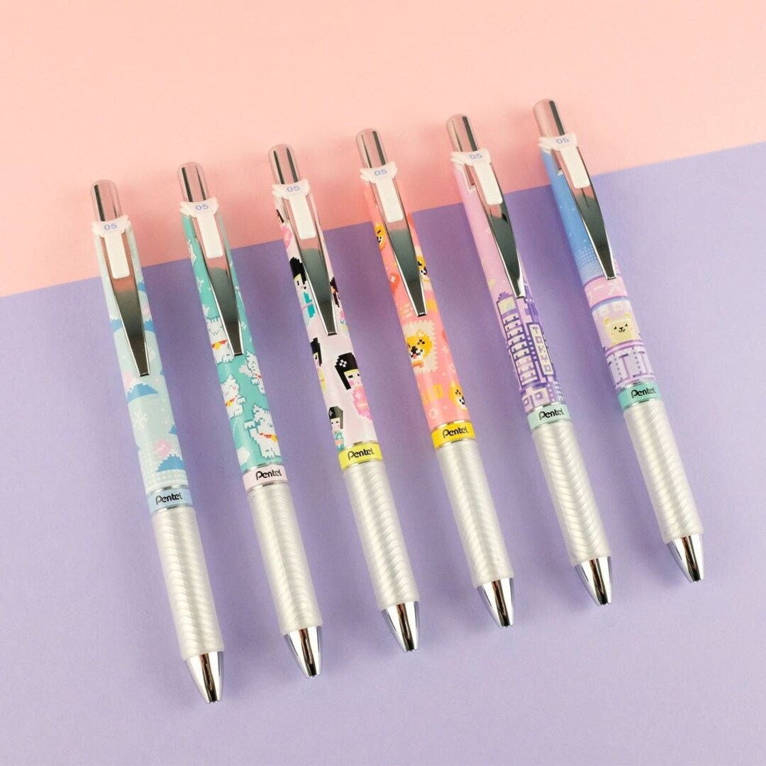 Pentel Limited Energel Kawaii Pixel Series 0.5mm Ball Pen - Etsy