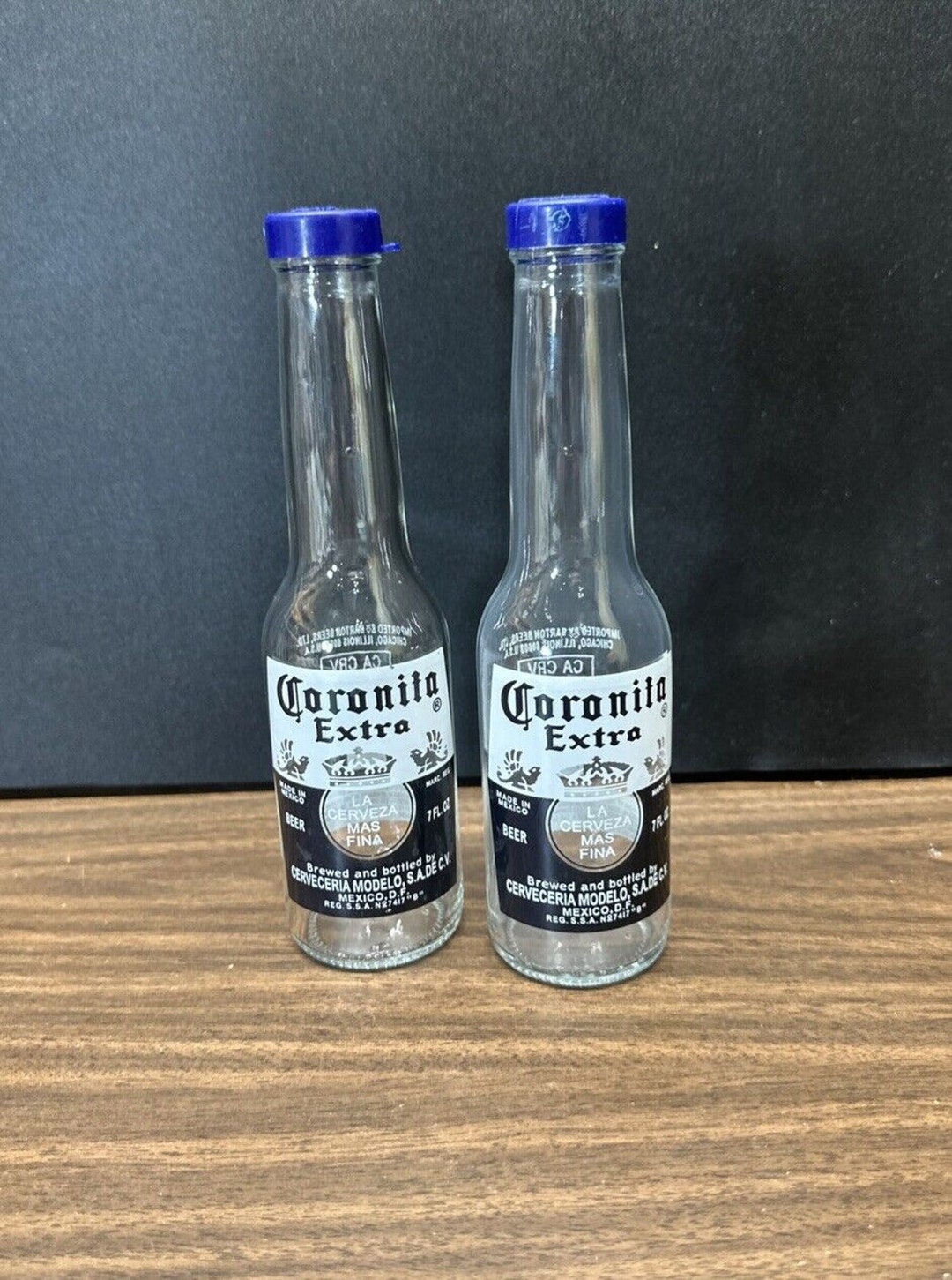 Coronita corona Salt and Pepper Shaker Set Novelty BBQ Man Cave Lake ...