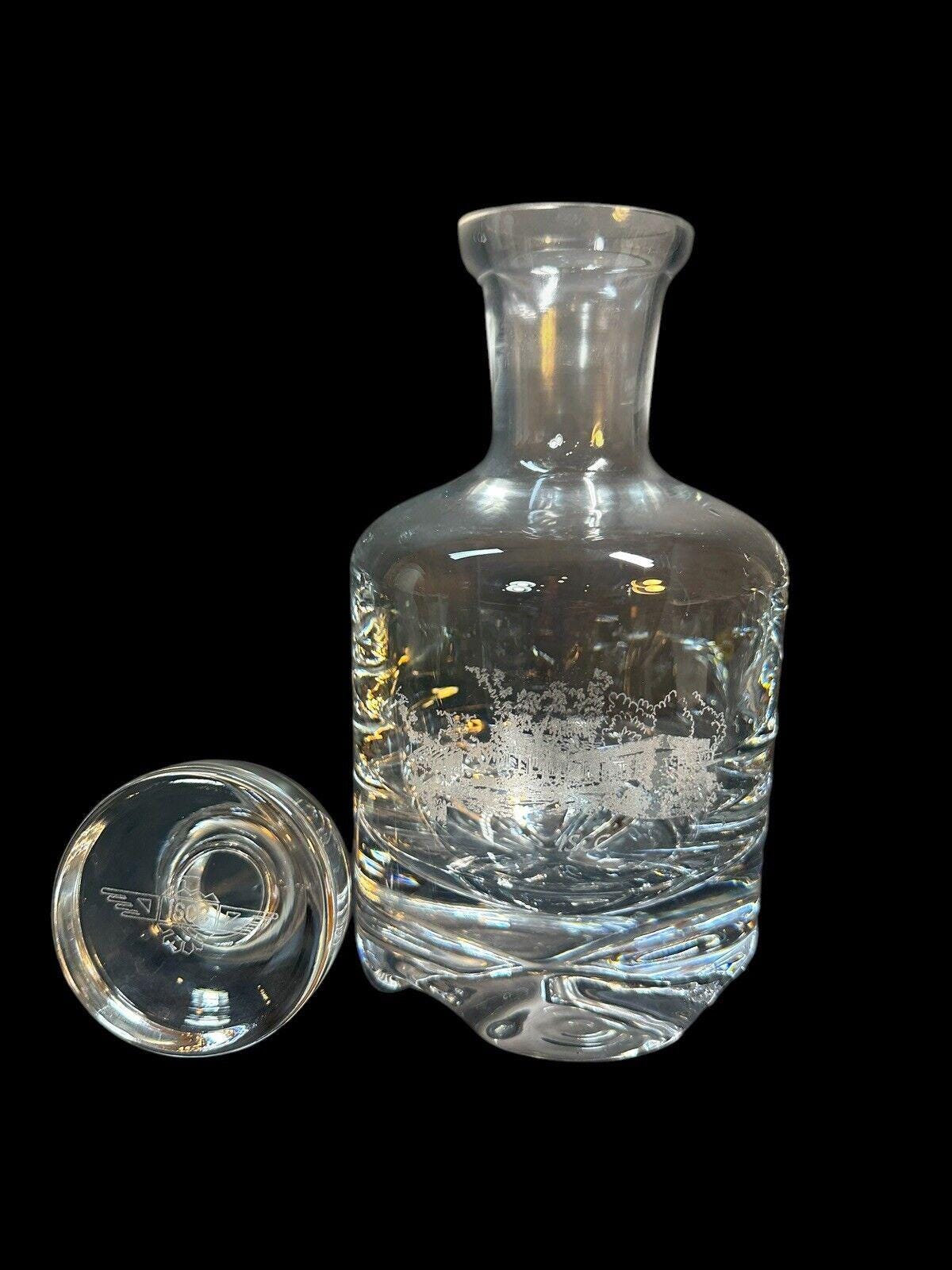 Krosno Poland 6 Heavy Bottom Bar Glasses and Decanter - Etsy