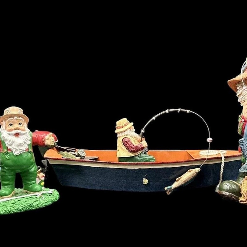 Fishing Santa - Etsy