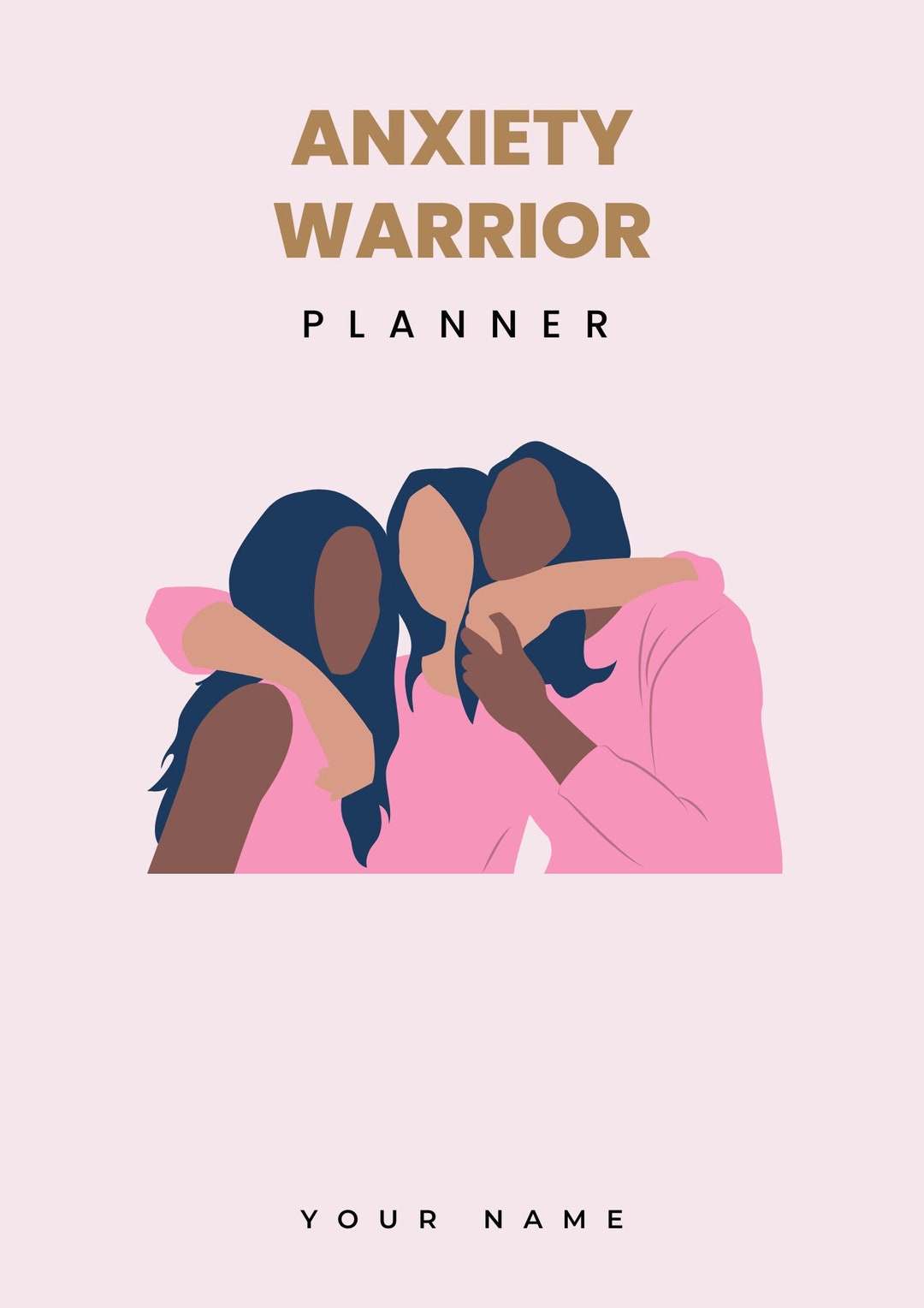 Digital Anxiety Planner Template Manage Stress and Boost Well-being ...