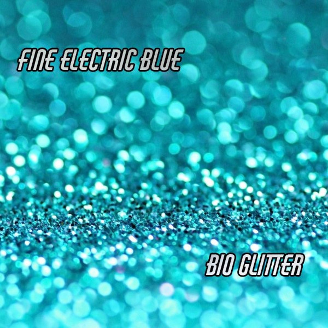 ELECTRIC BLUE Bio Glitter - Biodegradable Glitter- Electric Blue ...