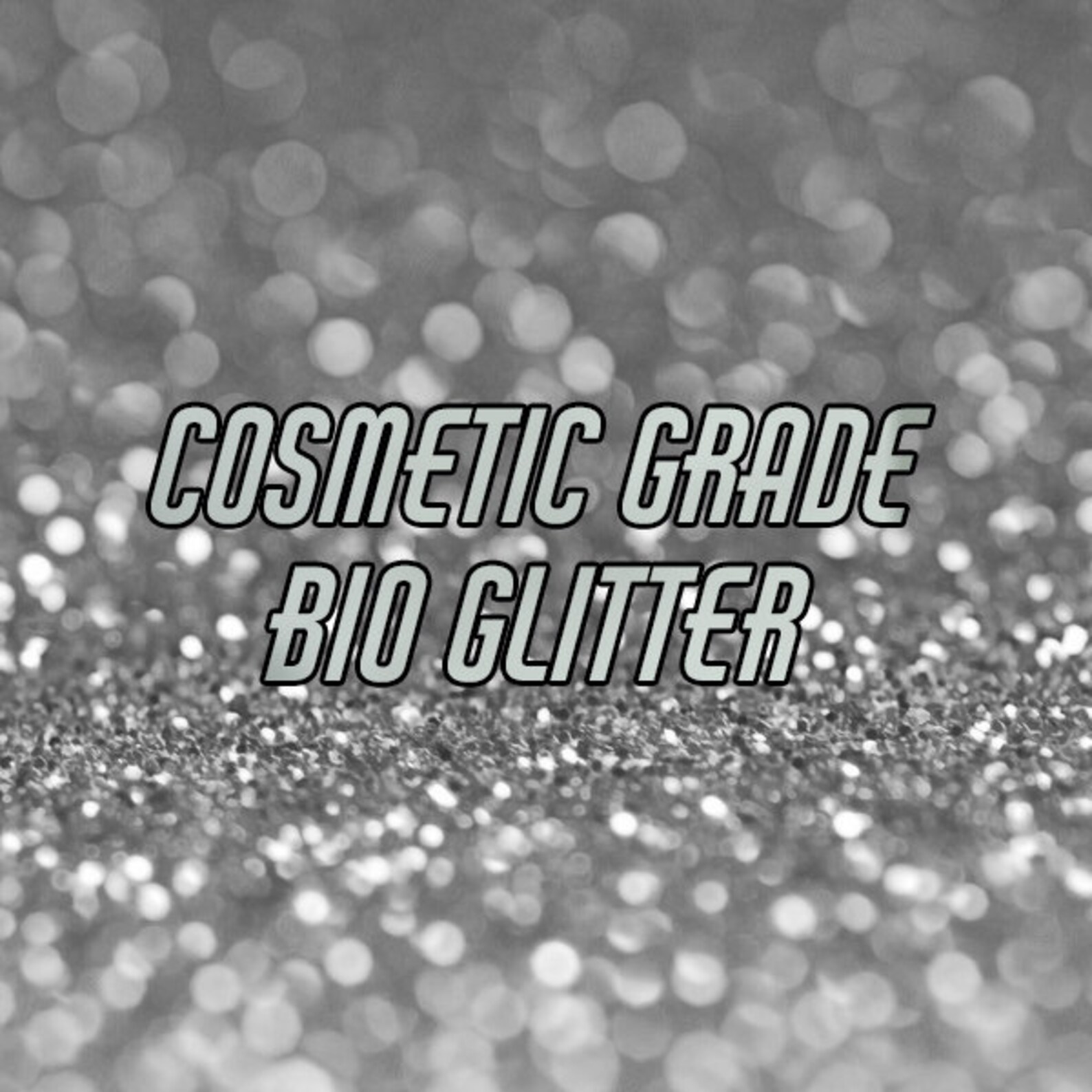 SILVER BIO GLITTER - Fine Grain Biodegradable Glitter - Festival ...