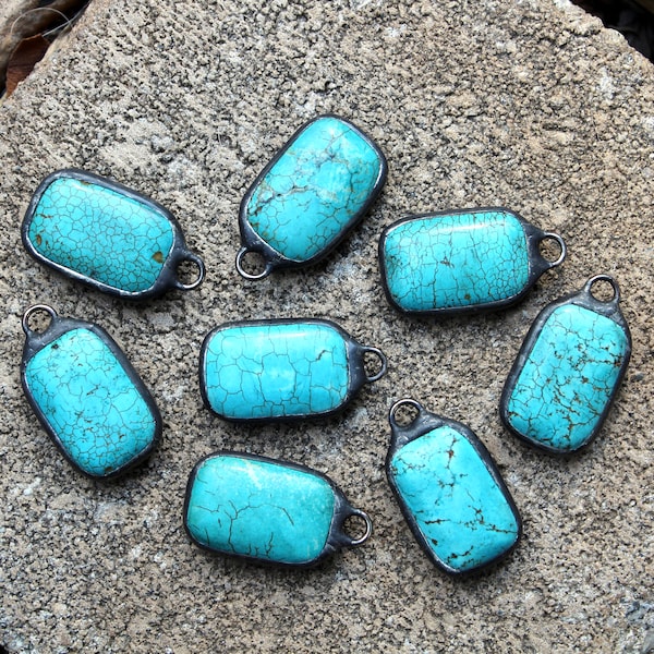 Rectangular Pendant - Etsy