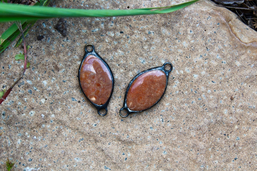 Medium Fossilized Coral Connector - Etsy