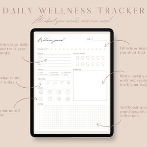 Wellness Journal, Self-care Daily Planner, Mental Health, Self-love ...