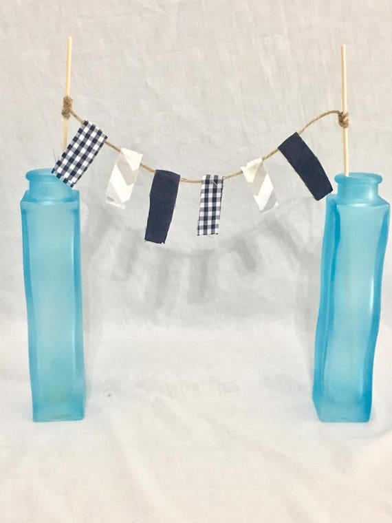Blue Banner Cake Topper/cake Topper/cake Decoration/cake | Etsy