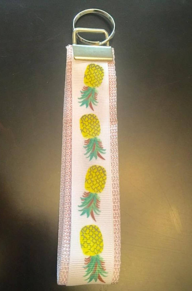 Pineapple Key Fob Pink/key - Etsy